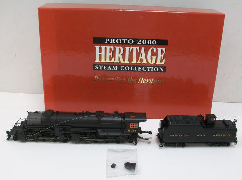 Proto 2000 23333 HO Heritage N&W 2-8-8-2 Steam Locomotive -DC NIB – Trainz