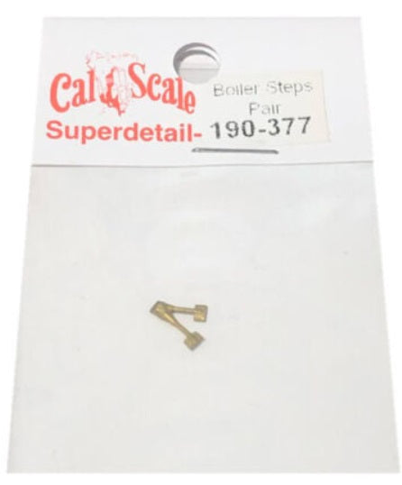 Cal Scale 190-377 HO Steam Brass Cast Loco Boiler Steps (Pack of 2 ...