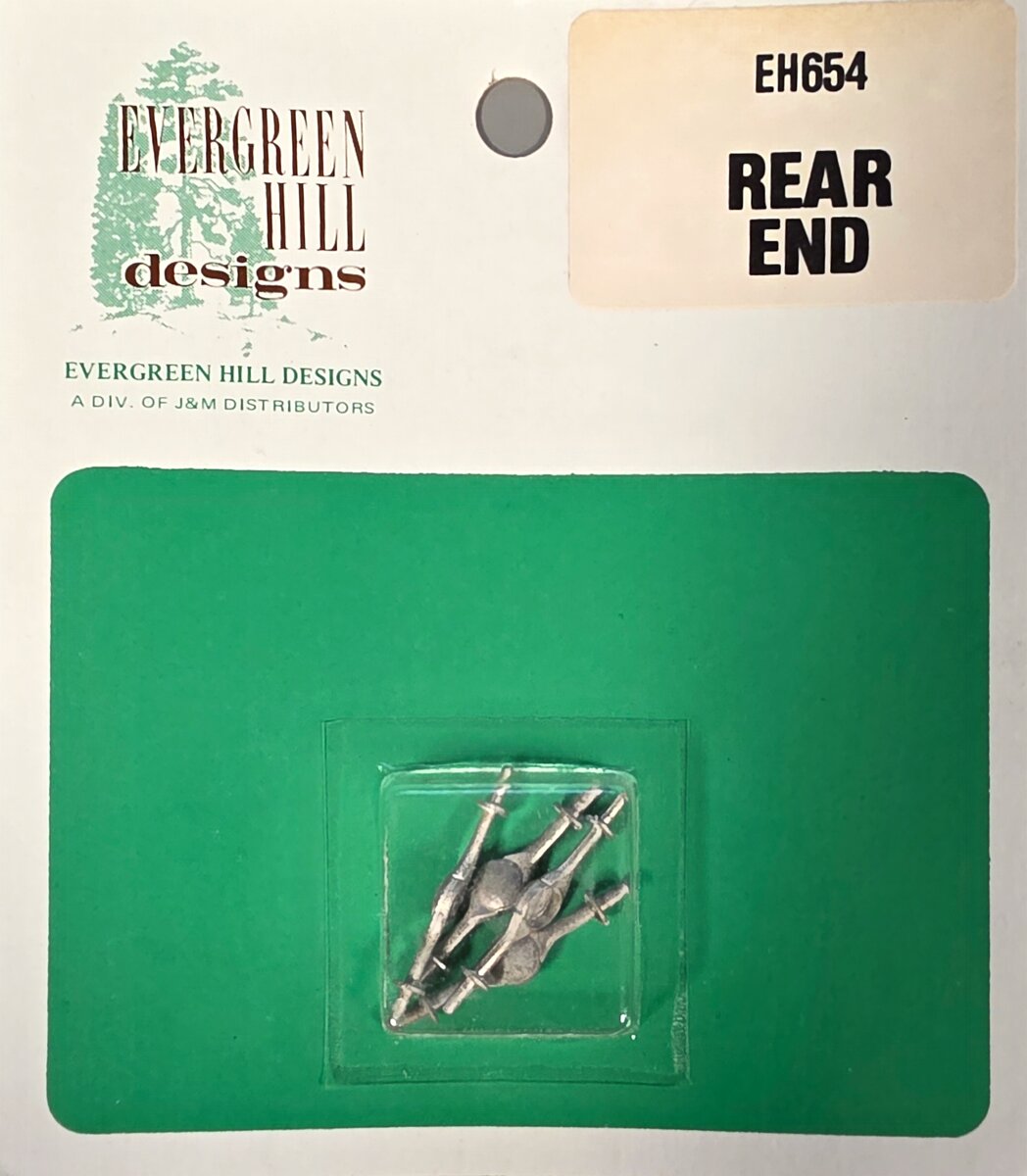 Evergreen Hill 654 HO Rear End (Pack of 4) – Trainz