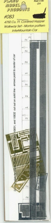 Plano Model Products 083 Intermountain Car Morton Round Pattern Covere ...