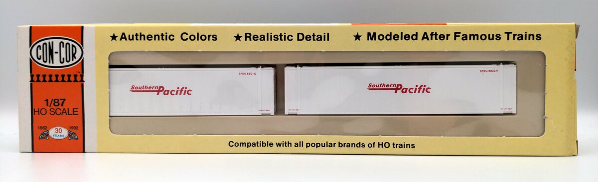 Con-Cor 0004-0008352 HO Southern Pacific 45' Containers (Pack of 2 ...