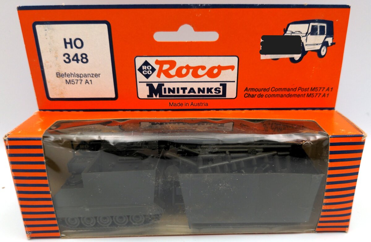 Roco 348 HO Scale Bafehlspanzer M577 A1 ACP Tank Plastic Kit – Trainz