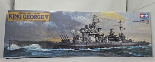 Tamiya 78010 1:350 HMS King George V British Battleship Kit – Trainz