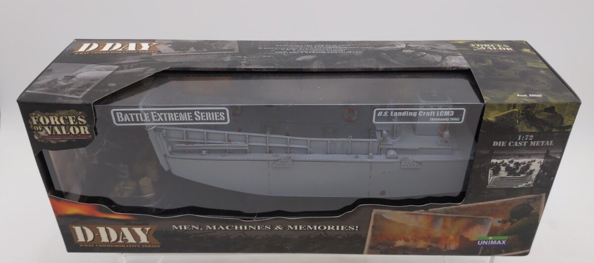 Unimax 85242 1:72 Forces Of Valor LCM3 U.S. Landing Craft WWII D-DAY 1 ...