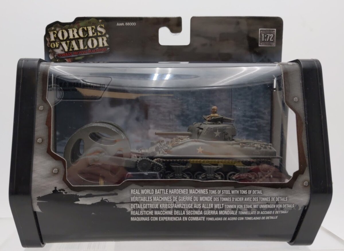 Unimax Toys Ltd. 85204 1:72 Forces of Valor U.S. M4A1 Sherman Normandy ...