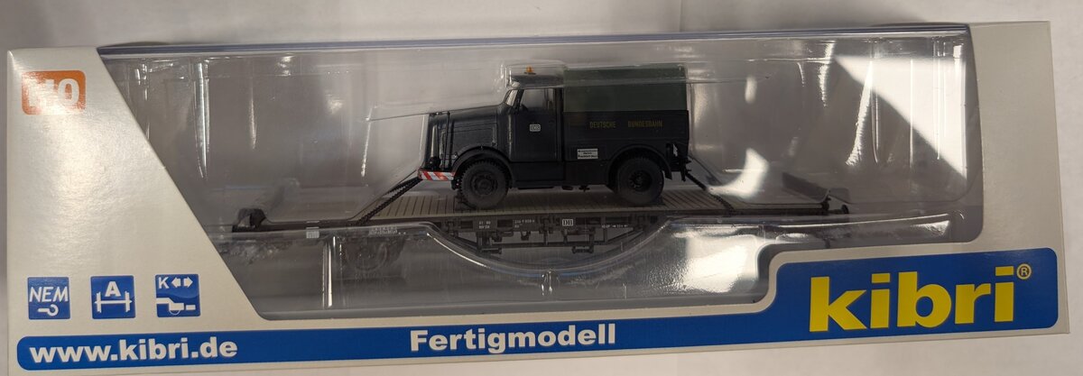 Kibri 26270 HO Die Cast Flat Car w/Kaelbe Truck – Trainz