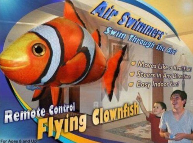 William Mark Corporation AS002 Flying Clownfish Air Swimmers W/Remote ...