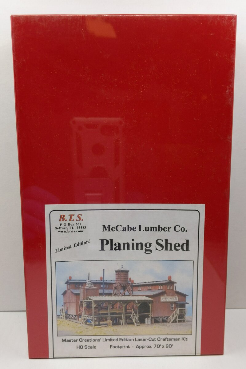 BTS 28225 HO Scale Limited Edition McCabe Lumber Co. Planing Shed Lase ...