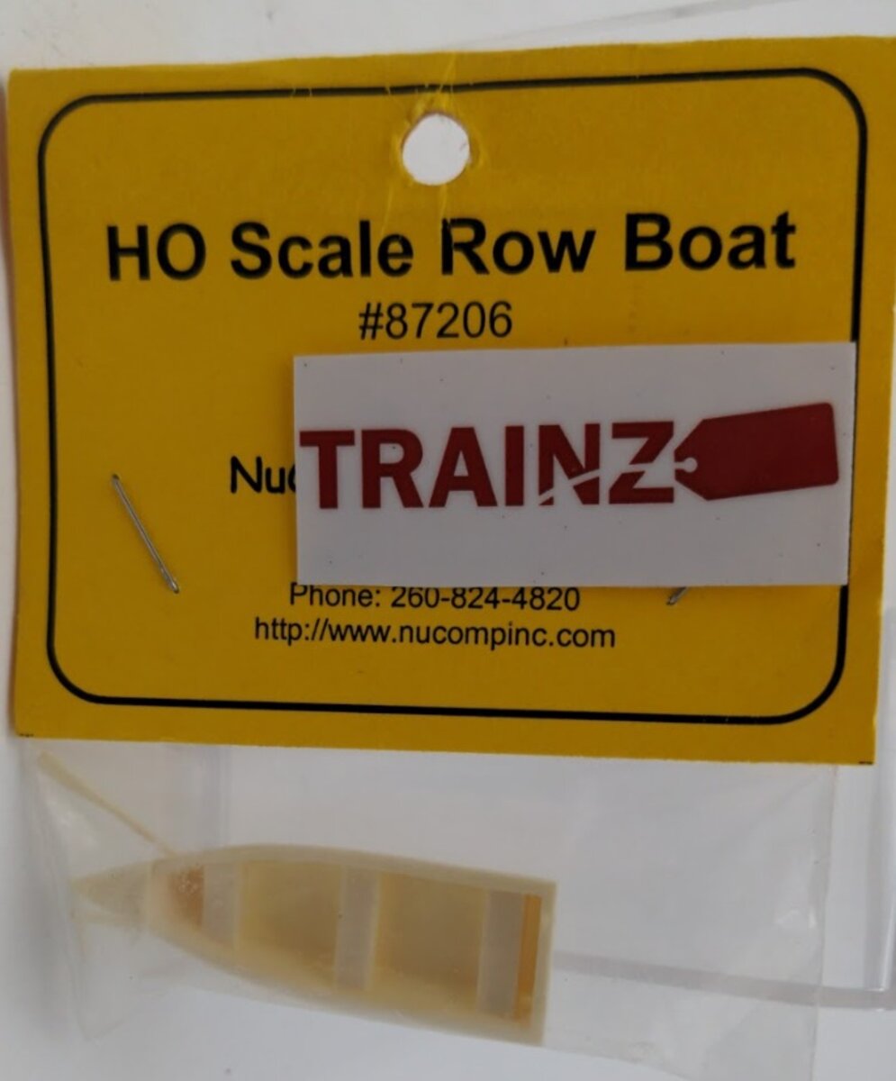 NuComp Miniatures 87206 HO Scale Row Boat – Trainz