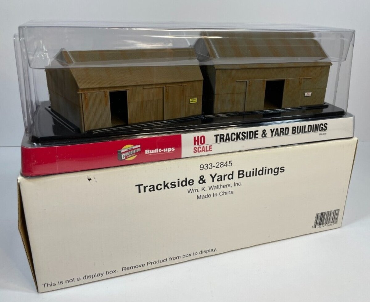 Walthers 933-2845 HO Scale Trackside and Yard Buildings Built Up – Trainz