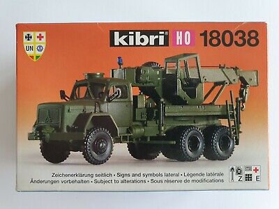 Kibri 18038 HO Magirus-Deutz KHD Jupiter mit Kran Bundeswehr OVP Kit ...