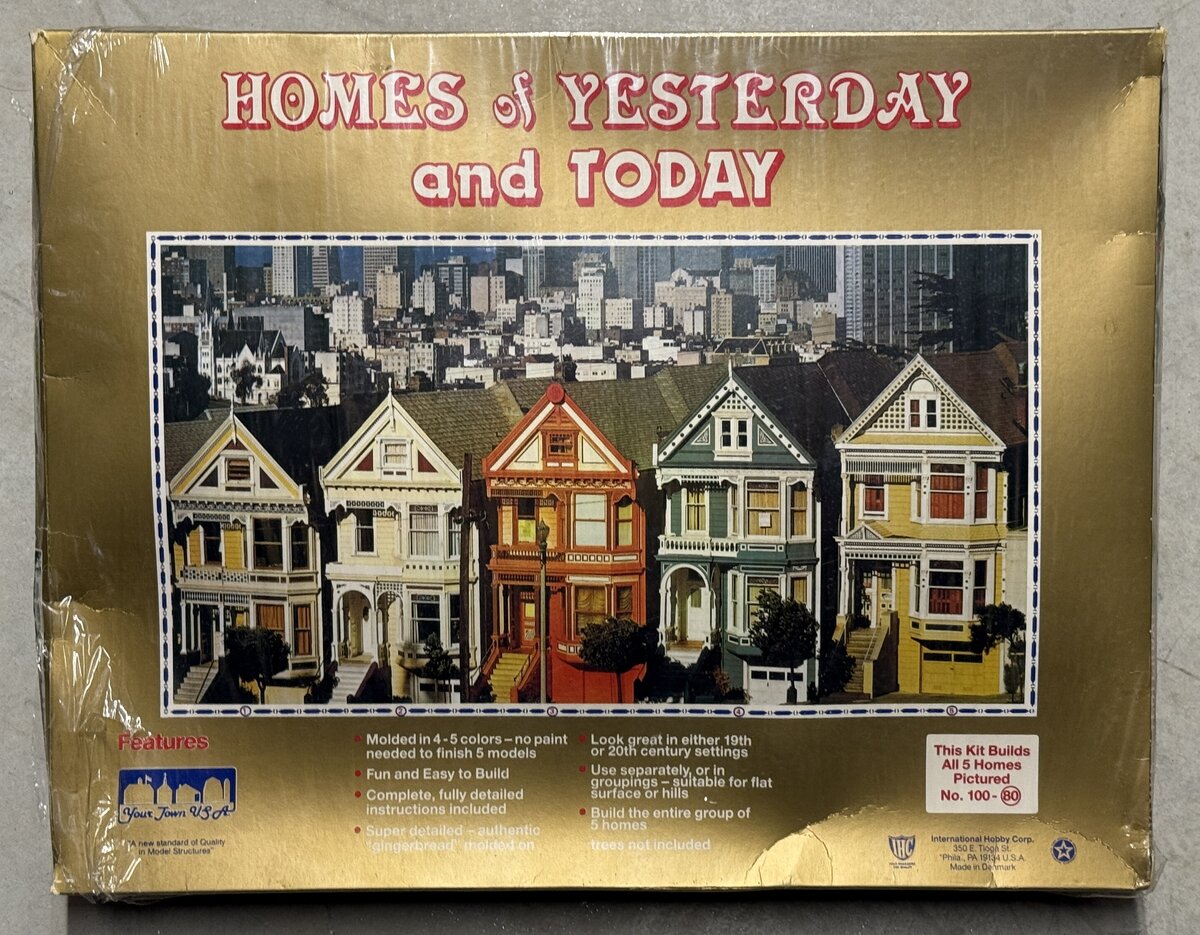 IHC 100-80 HO Homes Of Yesterday And Today 5 Homes Kit – Trainz
