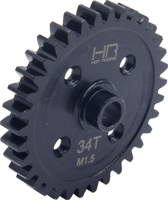 Hot Racing SSLG34M15 Sledge 34T 1.5 Mod Steel Spur Gear – Trainz