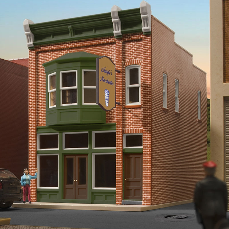 Atlas 66910 O Margie's Macchiatos Coffee Shop Building Kit – Trainz