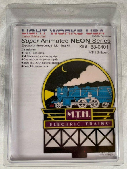 Miller Engineering 88-0401 O Light Works MTH Electric Trains Animated ...
