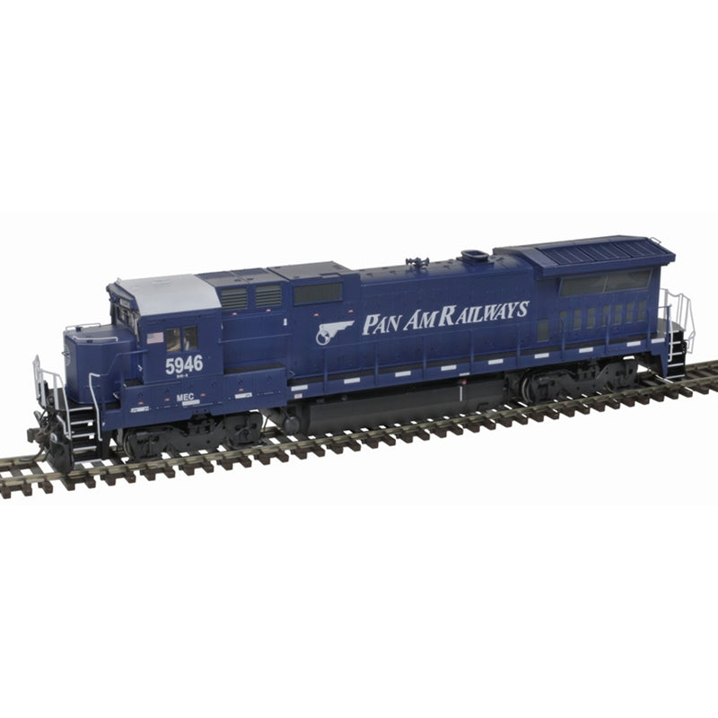 Atlas 10004298 HO Pan Am MEC Dash 8-40B Diesel Locomotive #5943 – Trainz