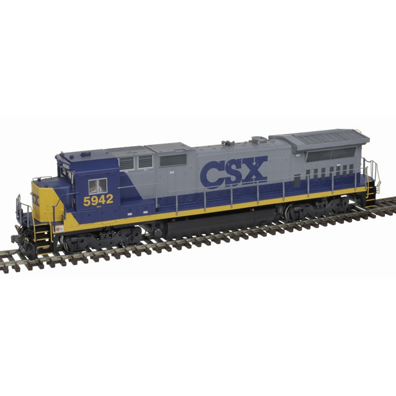 Atlas 10004315 HO CSX Gold Dash 8-40B Diesel Locomotive #5942 – Trainz