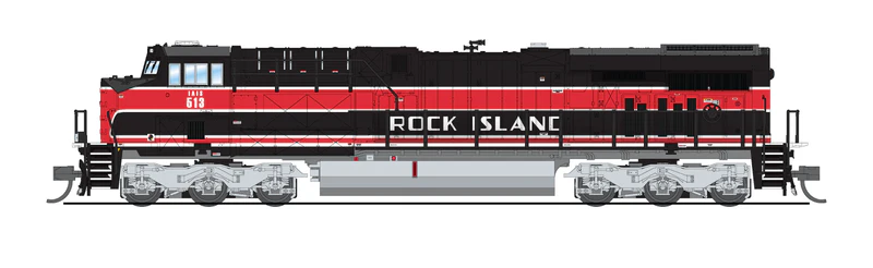 Broadway Limited 8622 N IAIS RI GE ES44AC Diesel Locomotive with Sound ...