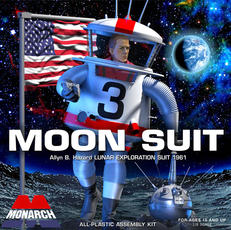 Monarch Model Company 801 1:8 Monarch Models Moon Suit Plastic Model K ...
