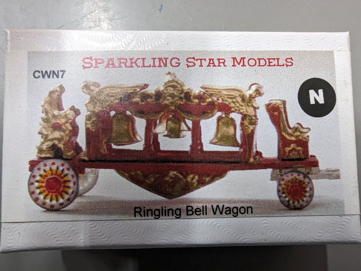 Sparkling Star Models CWN7 N Scale Ringling Bell Wagon Model Kit – Trainz