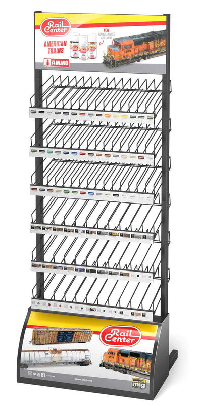Mig Jimenez R8150 Rail Center Range Rack – Trainz