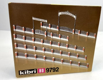 Kibri 9792 HO Scale Industrial Fence Plastic Building Kit – Trainz