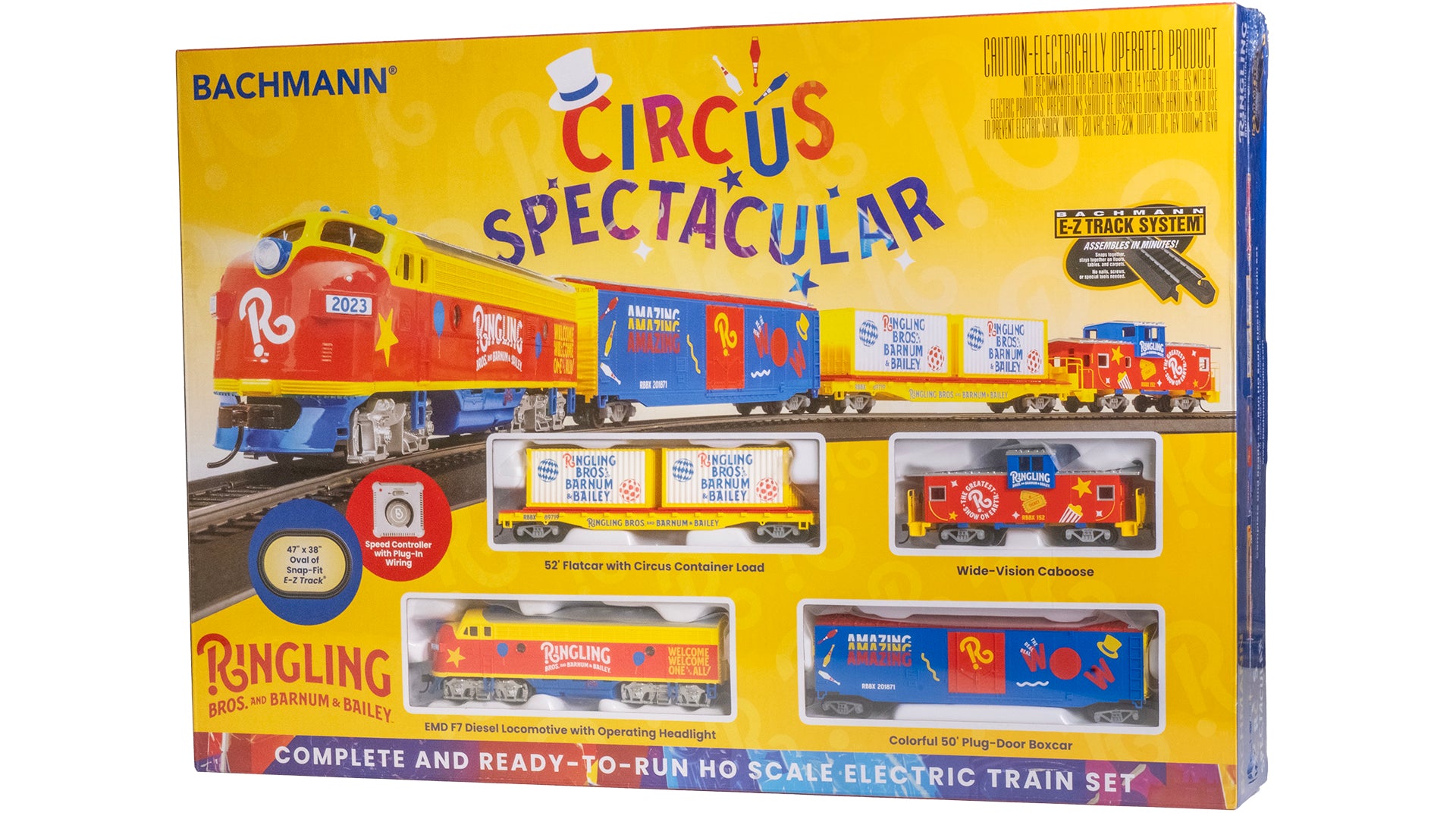 Bachmann 00780 Ringling Bros Circus HO Gauge Spectacular Train Set – Trainz