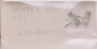 Finishing Touches 675-000253 HO Scale Number Boards Die-Cast (Pack of ...