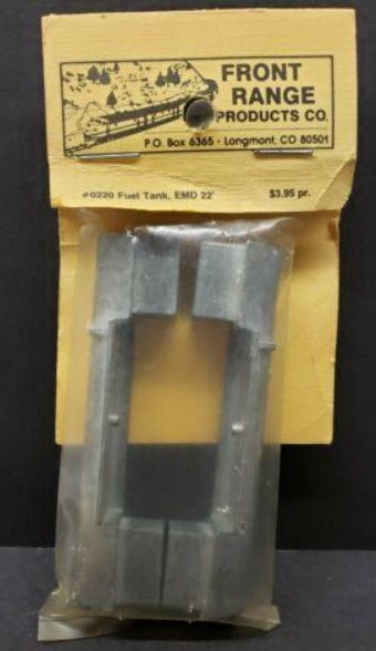 Front Range 0220 Fuel Tank EMD 22'' Metal (Pack of 2) – Trainz