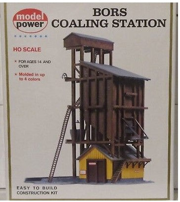 Model Power 410 HO Scale Bors Coaling Station Building Kit – Trainz