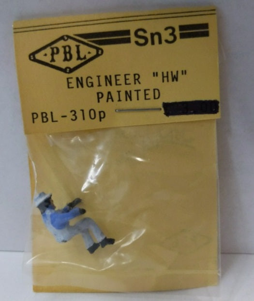 PBL 310p S Scale Engineer "HW" Metal Painted Figure – Trainz