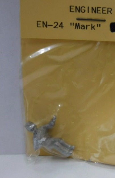 PBL EN-24 S Scale Sn3 Engineer "Mark" Metal Unpainted Figure – Trainz