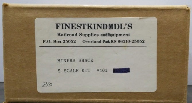 Finestkind Models 101 S Scale Miners Shack Kit – Trainz