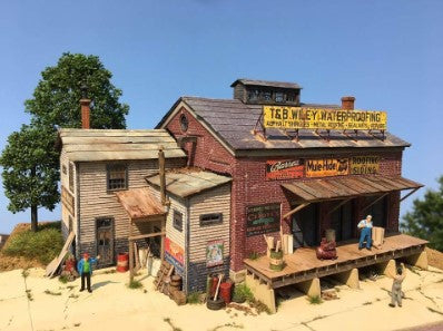 FOS Scale Limited 2002 HO Scale T & B Wiley Waterproofing Building Kit ...