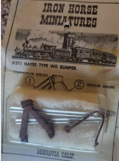 Model Engineering Works 511 HO Scale Works Hayes Type WG Bumper Kit ...