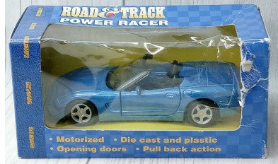 Maisto 21094 1:43 Die Cast Road & Track Power Racer Metallic Blue Chev ...