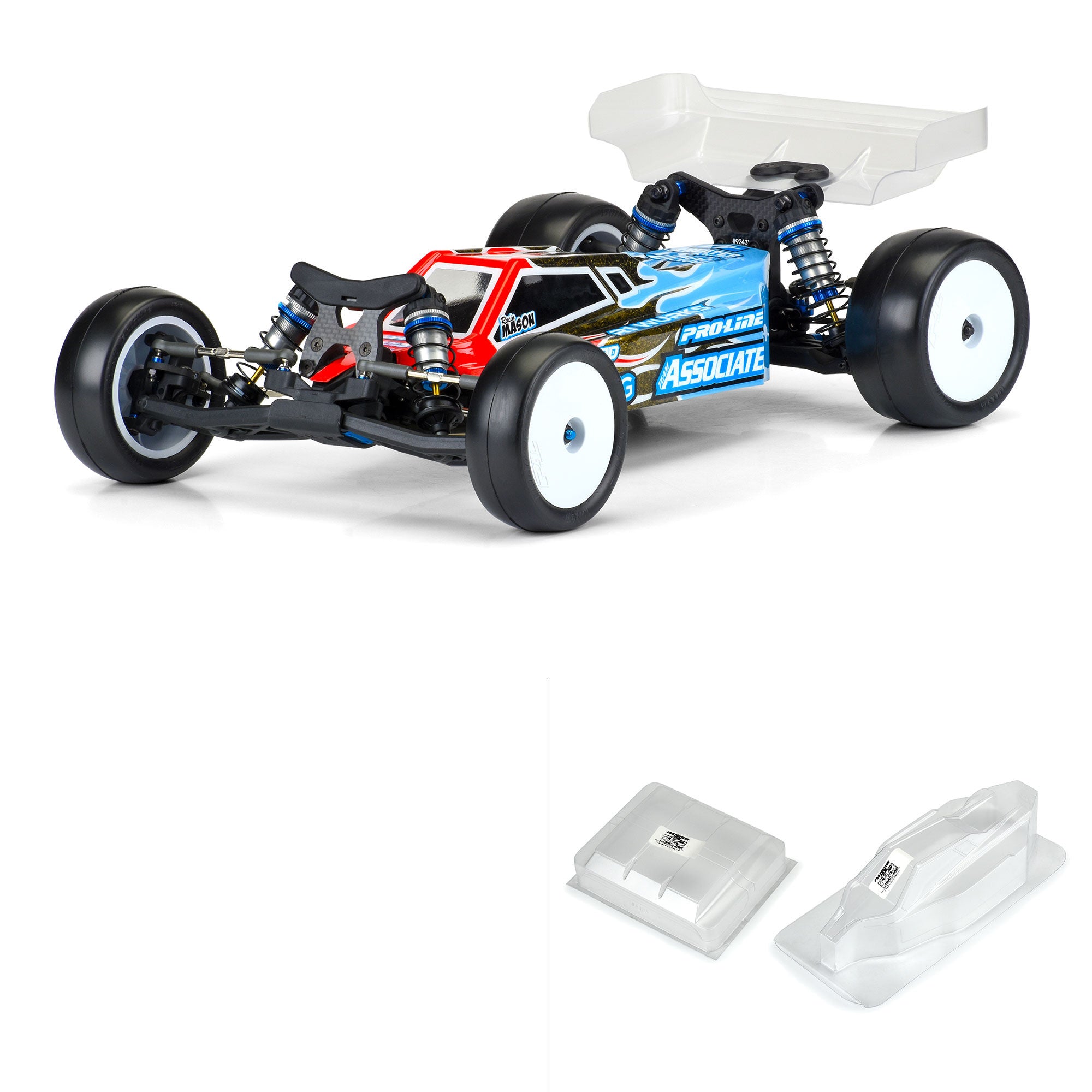 Pro-Line Racing 365125 1:10 AE B7 Axis Light Weight Clear Body – Trainz