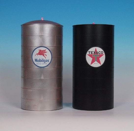 Korber 704 O Scale Steel Storage Tank W/Dual Tops&Red Led 8.5" Tall x ...