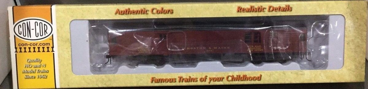 Con-Cor 0001-094038 HO Boston & Maine Baggage Mail Car #3173 – Trainz