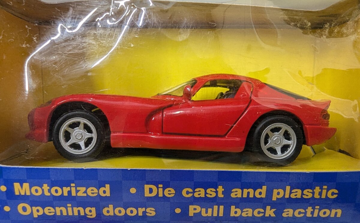 Maisto 21094 1:43 Die Cast Road & Track Power Racer Red w/White Stripe – Trainz