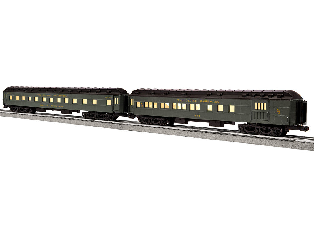 Lionel 2427010 O George Washington 18" Passenger Car A (Pack of 2) – Trainz