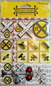 Acme RSI-120 HO Scale Reminisce Railroad Crossing Dimensional Stickers ...