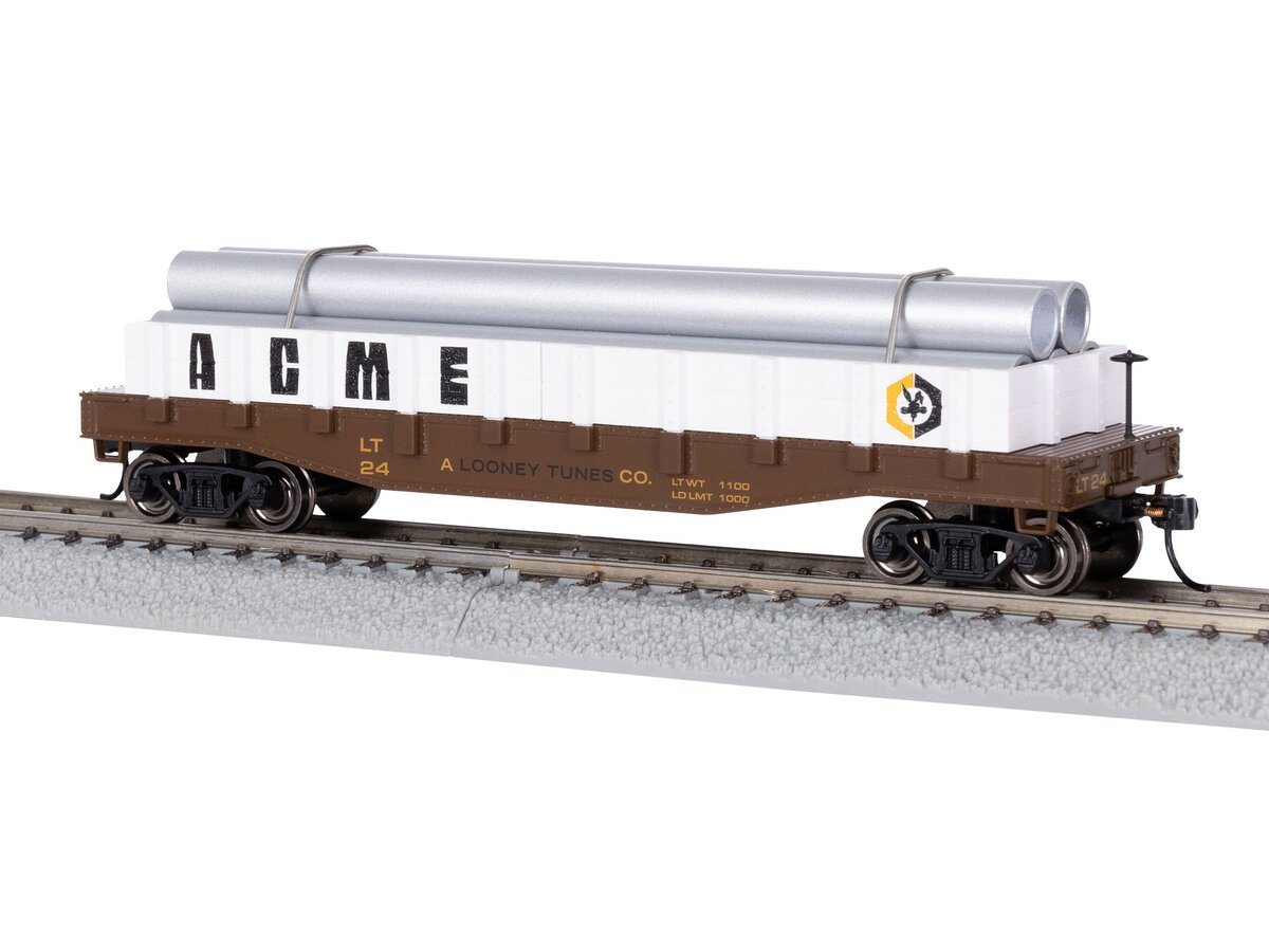 Lionel 2454130 HO Acme Gondola with Pipe Load – Trainz