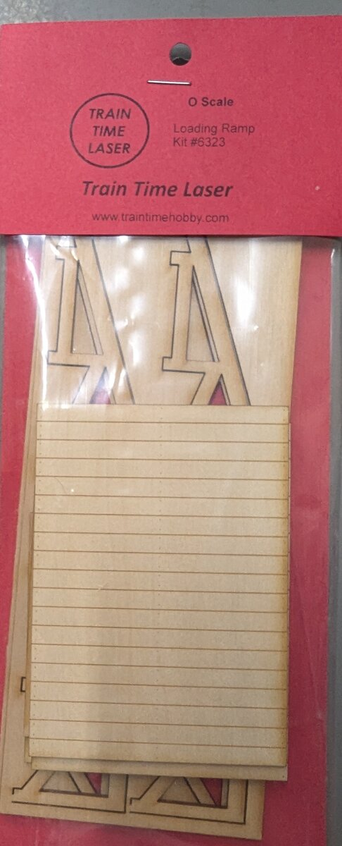 Train Time Laser 6323 HO Loading Ramp Building Kit – Trainz