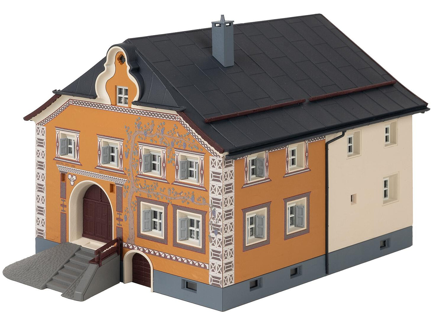 Faller 130661 HO Traditional Engadine House Building Kit – Trainz