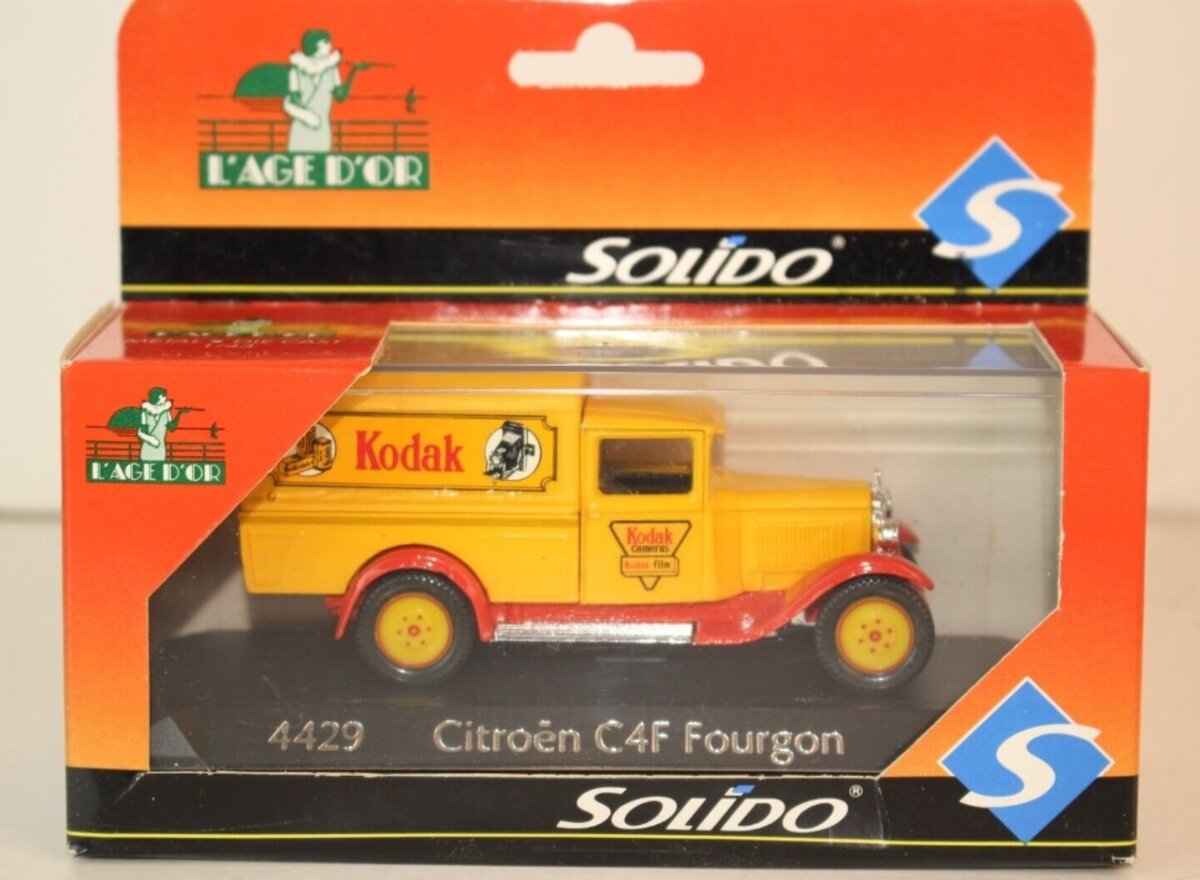 Solido 4429 1:43 L''Age D''Or Kodak Citroen C4 Fourgon – Trainz