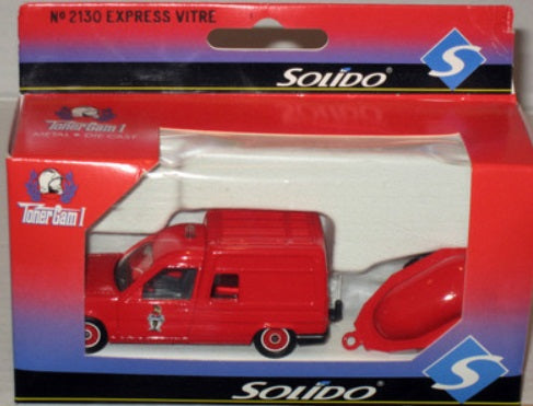 Solido 2130 1:43 Toner Gam I Renault Express Fire Truck & Water Moto P ...