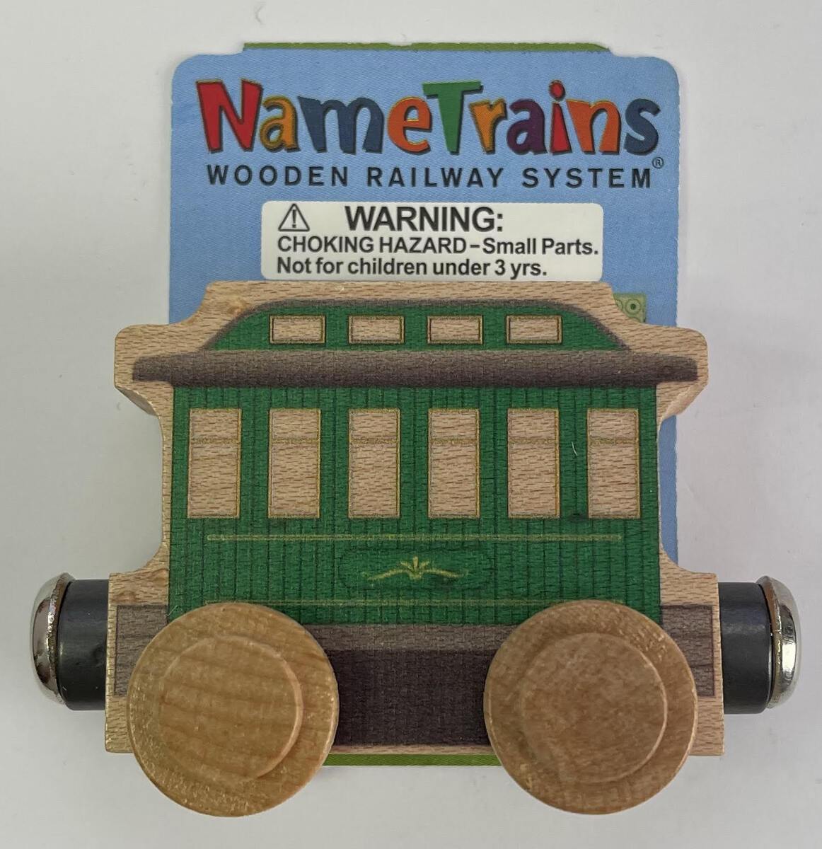 Maple Landmark Inc. 10140 NameTrains Passenger Wooden Train Car – Trainz