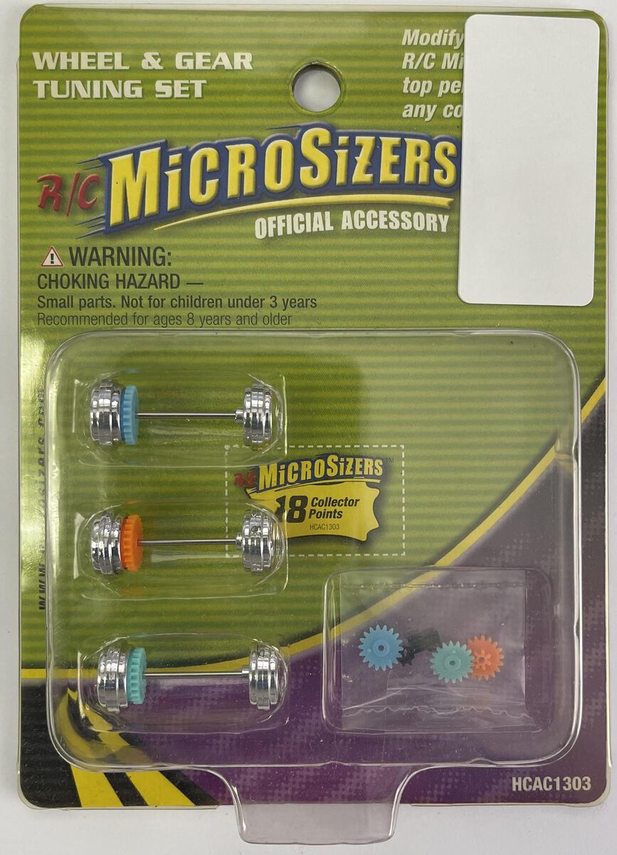Hobbico HCAC1303 RC Microsizers Wheel and Gear Turning Set – Trainz