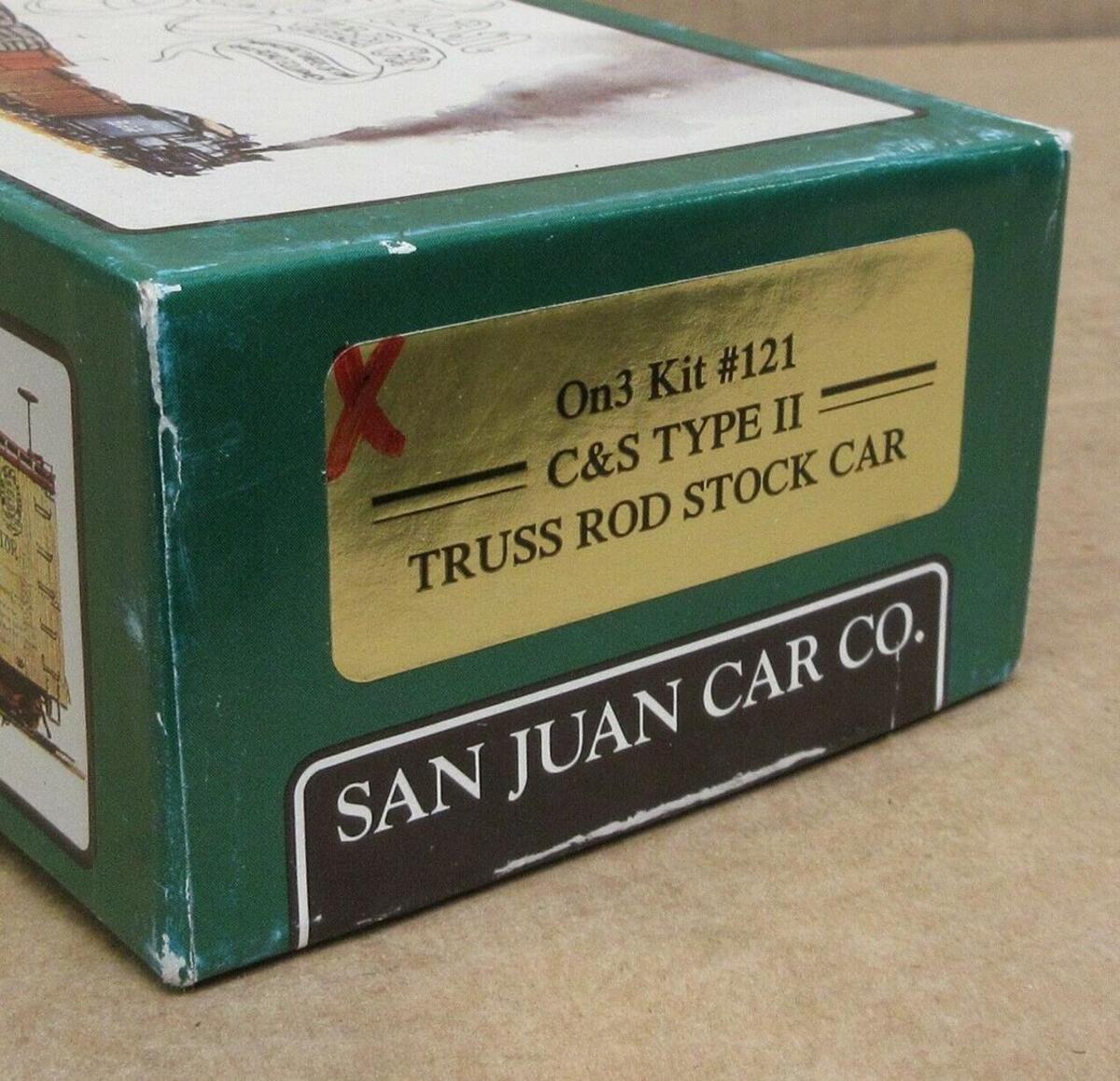 San Juan Car Co On30 Trust Rod Stock Car Kit 121 – Trainz